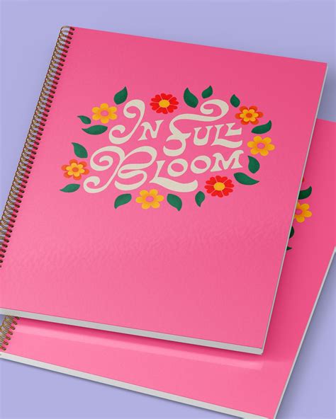 Spring Notebooks Jessica Molina Lettering Illustration And Design