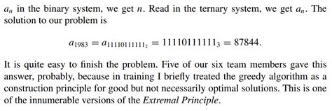 Elementary Number Theory Sequence Of Integers Where No 3 Are In Arithmetic Progression