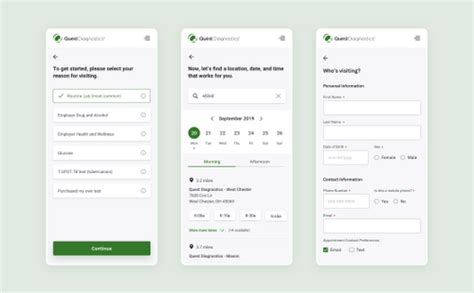 Quest Diagnostics Scheduling