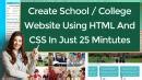 Design Babe College Website Using HTML CSS With Source Code