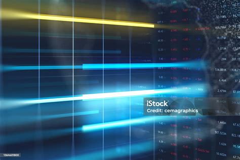 금융 및 경제 디스플레이를 위한 디지털 생성 통화 및 교환 주식 차트 금융에 대한 스톡 사진 및 기타 이미지 금융 추상적인
