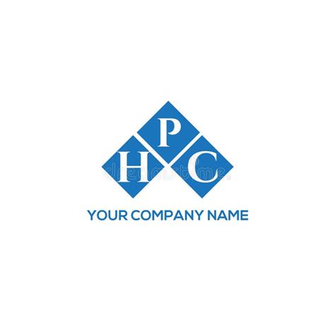 Hpc Letter Logo Design On White Background Hpc Creative Initials Letter Logo Concept Stock