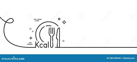 Kcal Sign Kilocalorie Icon Cartoon Vector 201971739