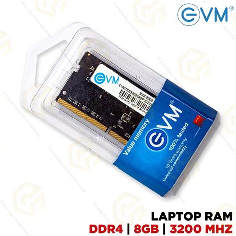 Evm Ddr4 8gb 3200mhz Laptop Ram