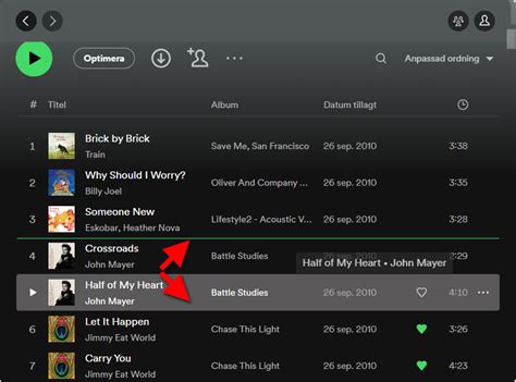Byt plats på låtar i en Spotify spellista Så gör du enkelteknik se