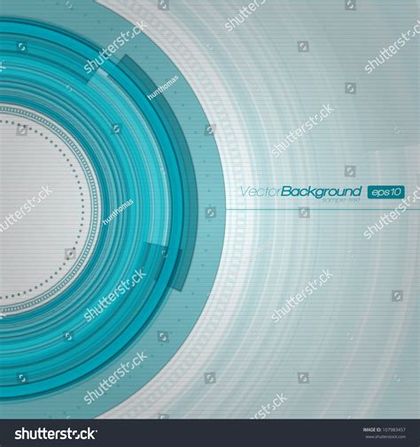 Abstract Technology Circles Vector Background Stock Vector Royalty Free 107983457 Shutterstock
