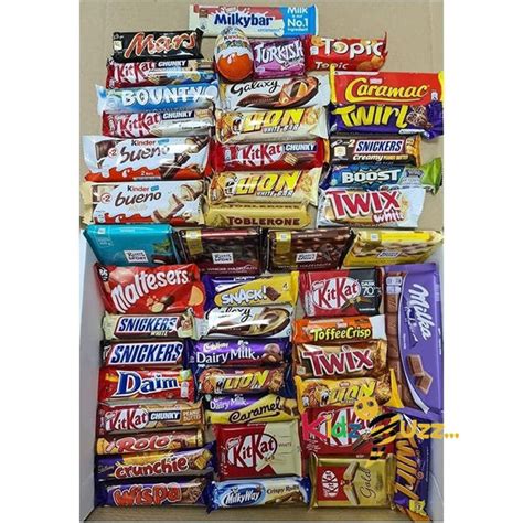 Various Mix 50 Chocolate Selection Of Delicious Mix Chocolate Bars