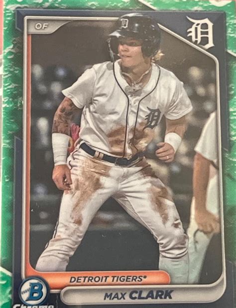 Max Clark Bcpd 74 Prices 2024 Bowman Chrome Prospects Special Die