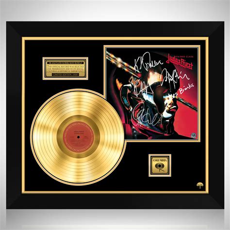 Judas Priest Stained Class Gold Lp Limited Signature Edition Custom
