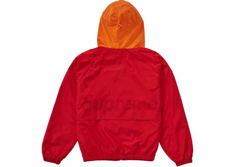 Supreme Lightweight Nylon Hooded Jacket Red Mens Ss23 Us