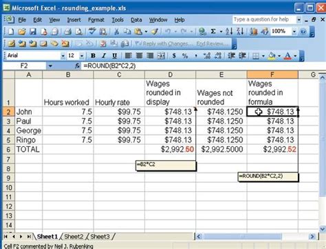 Control Rounding In Excel Excel Decimal Places Excel Spreadsheets