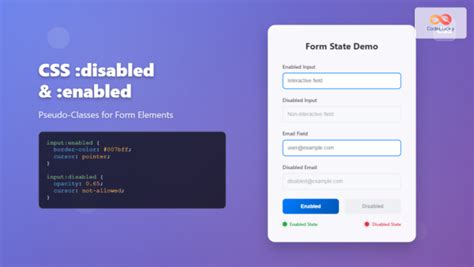 Css Required And Optional Pseudo Classes Master Form Field Validation Styling Codelucky