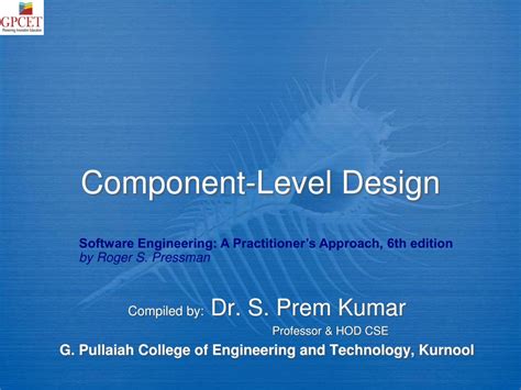 PPT Component Level Design Principles And Practices PowerPoint Presentation ID