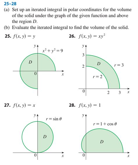 Solved 25−28 A Set Up An Iterated Integral In Polar