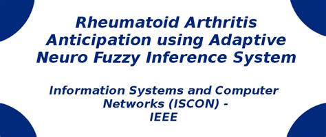 Interesting Phd Research Topics In Rheumatoid Arthritis Prediction Using Deep Learning S Logix