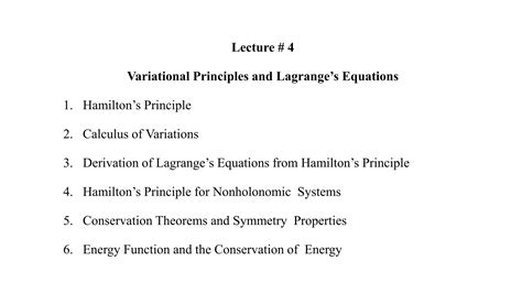 Variational Principle Pptx