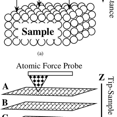 Schematic Model Of Atomic Force Spectroscopy To Obtain Download Scientific Diagram