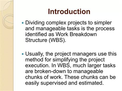Work Breakdown Structure Ppt PPTX Human Resources Business
