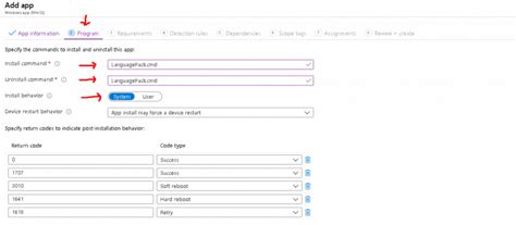 how to deploy windows app win32 using intune language pack htmd blog