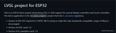 Esp32基础应用之移植lvgl（esp Idf V42 ）esp32 Lvgl Csdn博客