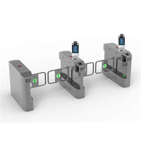 2mmst 6 Stainless Steel Swing Turnstile W Face Recognition