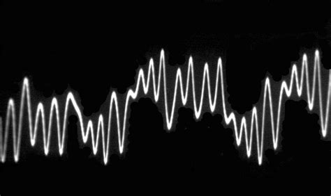 Experimental Snapshot Of Chaotic Waveform Xt Horizontal Scale 2