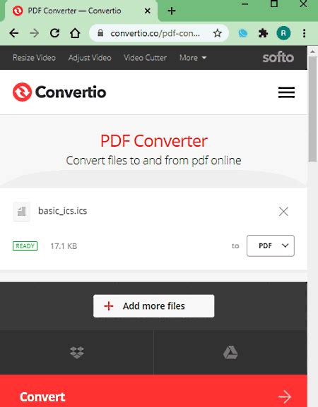 5 Best Free Online ICS To PDF Converter Websites