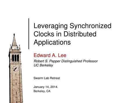 Ppt Leveraging Synchronized Clocks In Distributed Applications Powerpoint Presentation Id