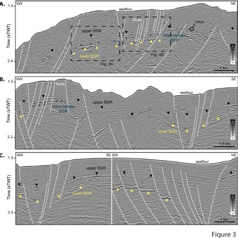 Reflection Seismic Lines From The Combined 2d And 3d Seismic Dataset