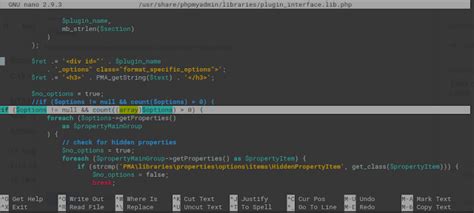 cara mengatasi error in phpmyadmin warning in libraries plugin interface lib php 551 kuliah