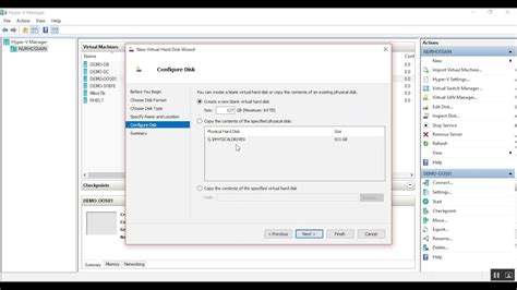 Create Virtual Hard Disk In Microsoft Hyper V YouTube