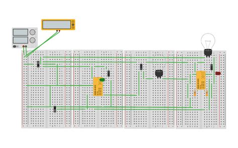 Circuit Design 항공기 디밍dimming 회로 Tinkercad