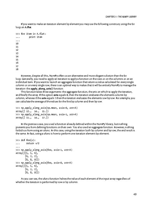 Python Data Analytics 13 If You Want To Make An Iteration Element