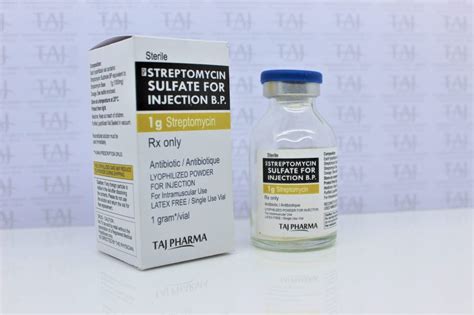 Streptomycin For Injection 1g Suppliers And Gmp Manufacturers