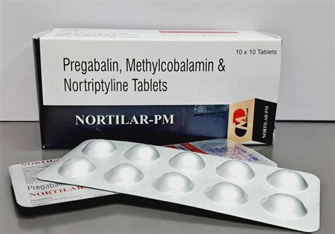 Pregabalin Nortriptyline And Methylcobalamin Tab Paqckaging Size 10 10 Tablets At ₹ 1900 Box