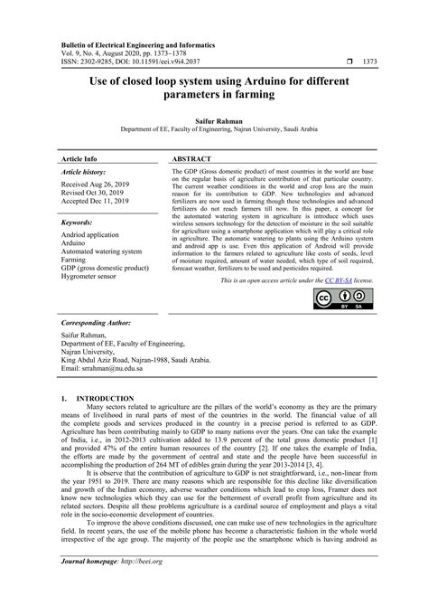 Use Of Closed Loop System Using Arduino For Different Parameters In Farming Pdf Agriculture