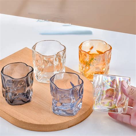 유리 칵테일 잔 새모양 와인 양초 만들기품 빈 병 가정용 컵 모양 티몬