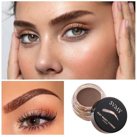 Eyebrow Pomade Cream Brow Pomade Gel Naturally Long Lasting Waterproof Delicate And Smooth Eye