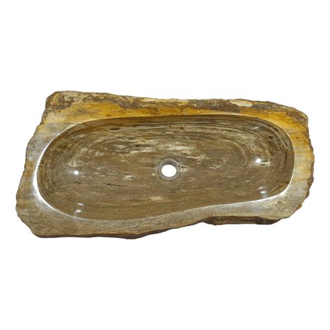 Bestel De Fossiel Houten Wasbak Naturel Online Bij Bregt Objects