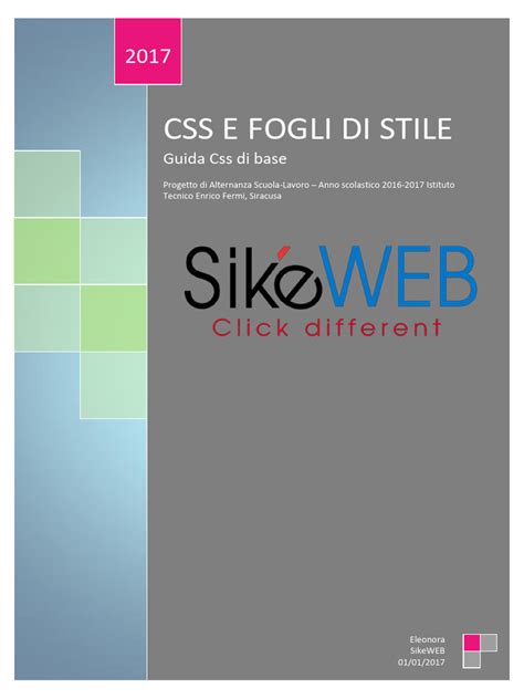 Guida Css Pdf