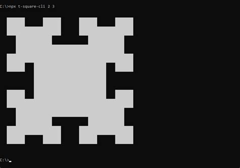 Github Spirometaxast Square Cli Print The T Square Fractal To The