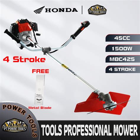 Honda Grass Trimmer 4 Stroke Brush Cutter Tiller Attachment With Big