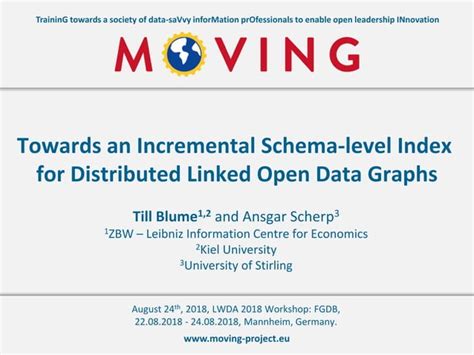Towards An Incremental Schema Level Index For Distributed Linked Open Data Graphs Ppt
