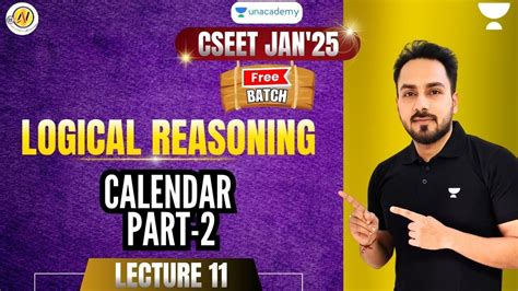 Calender 2 Free Cseet Jan25 Batch Logical Reasoning Lec 10 Cseet