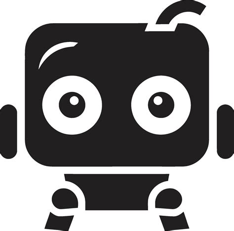 Small Bot Big Personality Chatbot Emblem Tiny Cybernetic Conversations Ai Logo Design 44414745