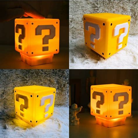 Super Mario Bros Block Night Light