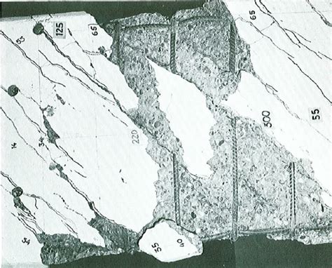 A Crack Pattern In A Rc Beam Subjected To Torsion In Correspondence Download Scientific