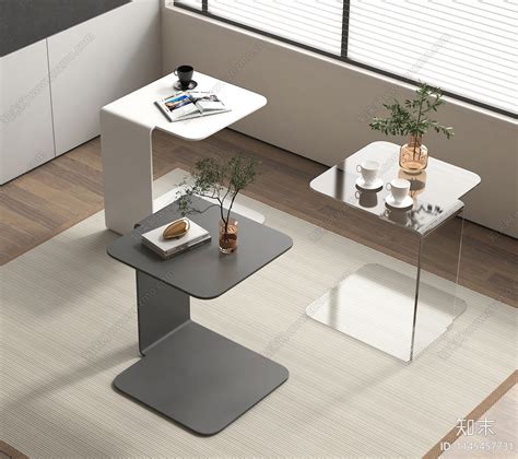 现代边几角几3d模型下载【id1145457731】知末3d模型网