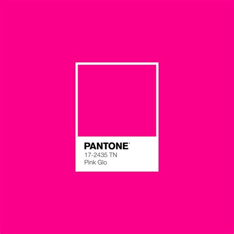 Pantone Pink Glo Color Palette