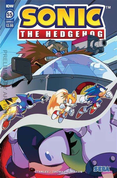 Sonic The Hedgehog Idw 55a Vfnm Idw Comic Books Modern Age